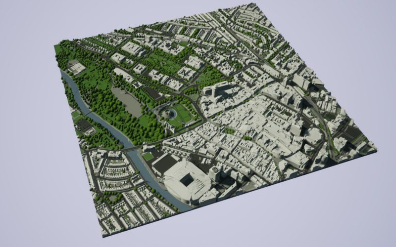 Cardiff 3D Model